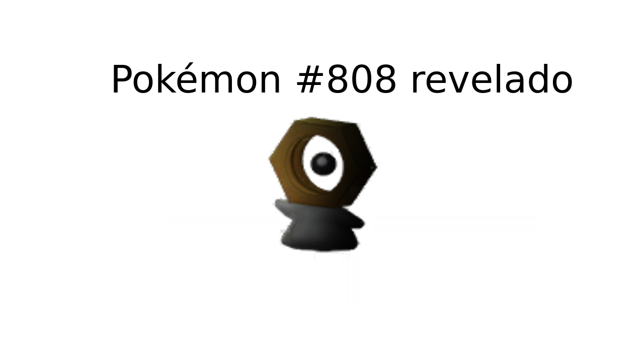 Filtrado el Pokémon #808, gran anuncio de Pokémon para este año ...