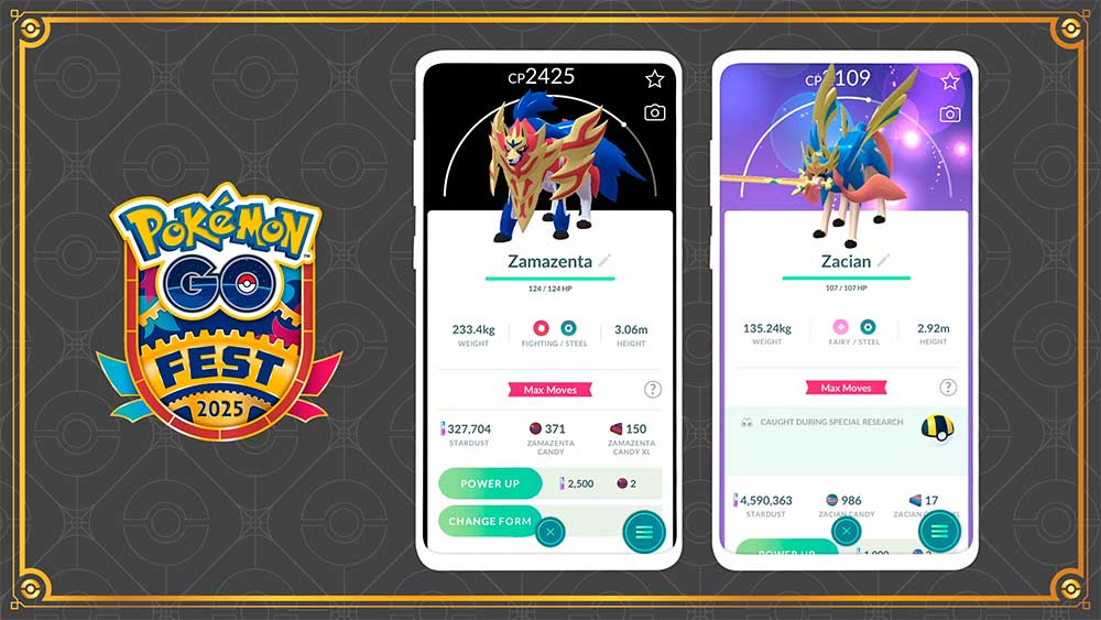 Pokémon GO revela la mecánica para conseguir a Zacian Espada Suprema y Zamazenta Escudo Supremo ...